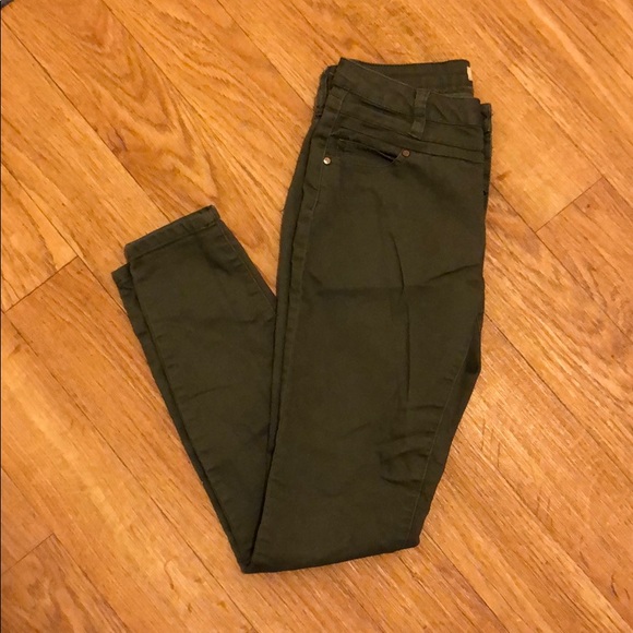 Blue Spice | Pants & Jumpsuits | Skinny Olive Green Pants | Poshmark